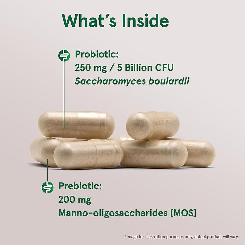 Jarrow Formulas Saccharomyces Boulardii + MOS - 5 Billion CFU ...