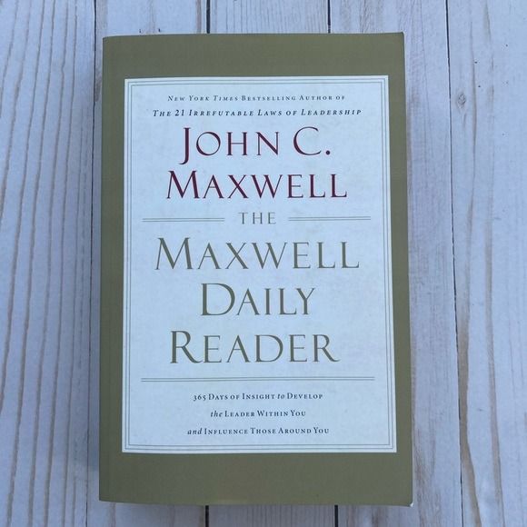 John Maxwell Daily Reader by John Maxwell, Hobbies & Toys, Books ...