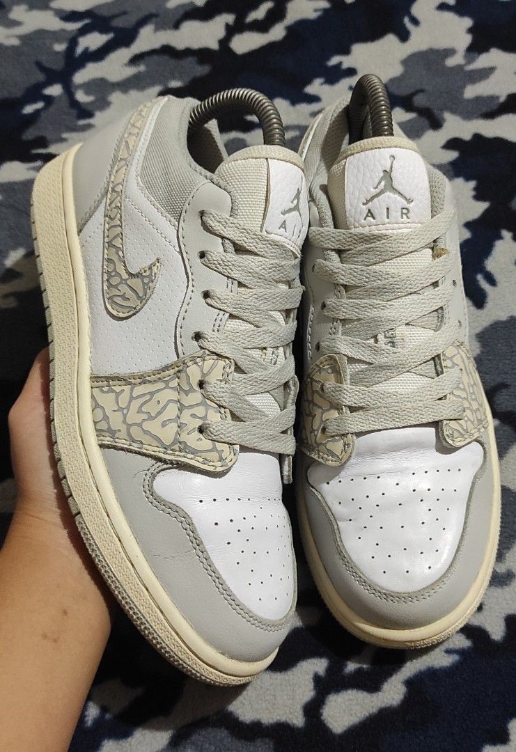 JORDAN AIR 1 LOW PREMIUM ELEPHANT PRINT WOMENS SHOES. ORIG/AUTH., Women ...