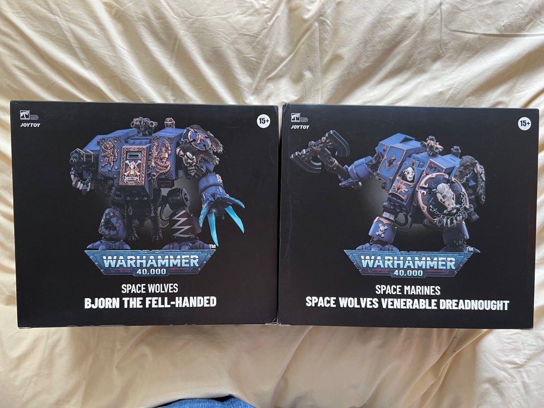 Joytoy Joy Toy Warhammer 40K Space Marines JT Space Wolves Venerable Dreadnought Brother Hvor ...
