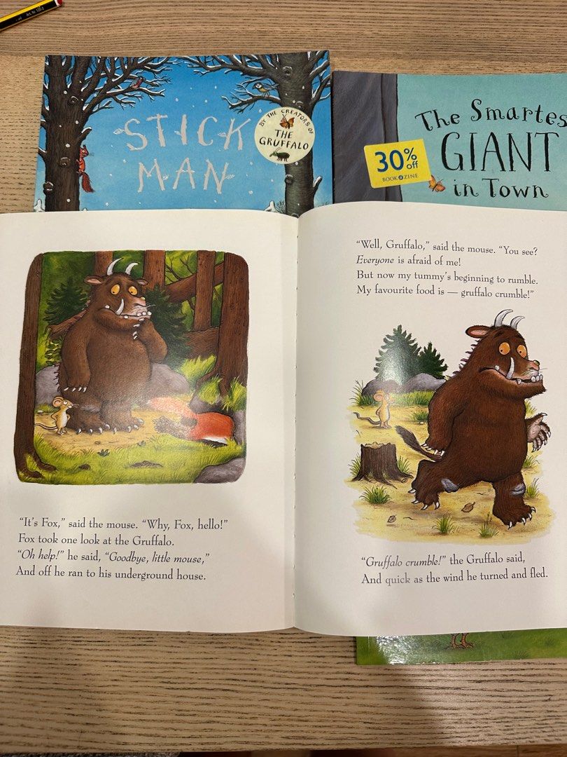 Julia Donaldson books / Gruffalo/ Stick Man …, 興趣及遊戲, 書本 & 文具, 小說 & 故事書 ...