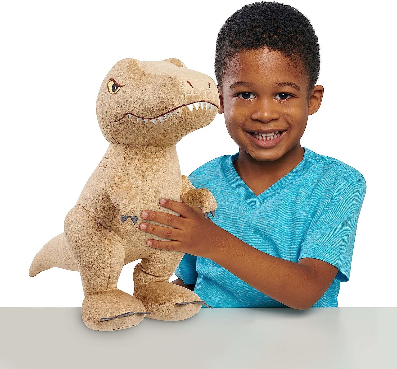 Jurassic World Jumbo T Rex Plush Exclusive, Kids Toys for Ages 3 Up ...