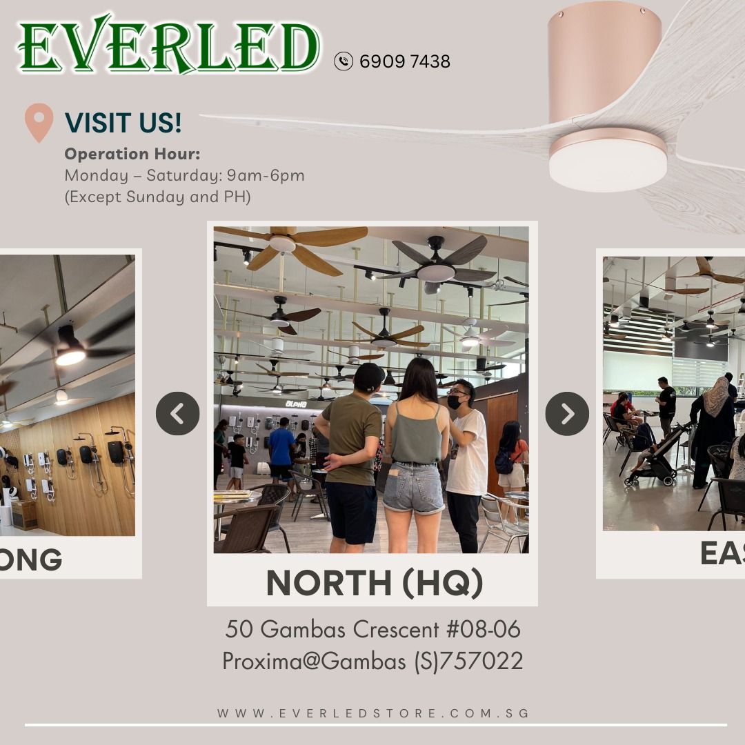 KDK DC CEILING FAN / AC WALL FAN + DELIVERY / INSTALLATION, Furniture ...