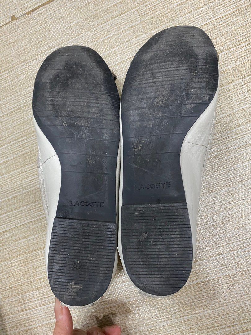 Lacoste Flats, Women's Fashion, Footwear, Flats & Sandals on Carousell