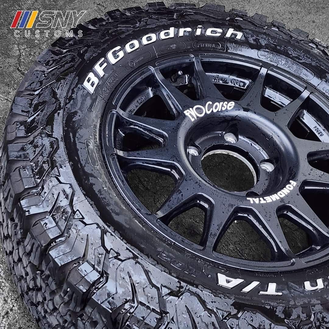 LC200 LC100 Land Cruiser 5h x 150 pcd Original corse mags rims with Bfg ...