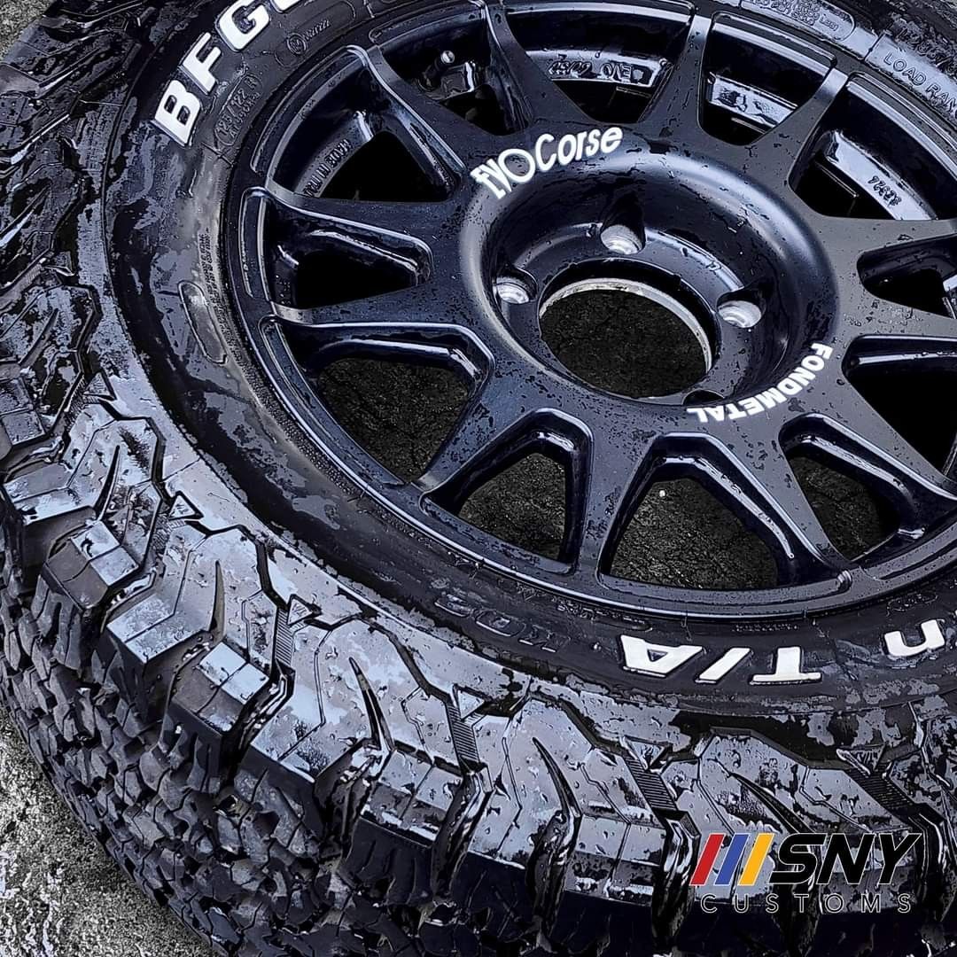 LC200 LC100 Land Cruiser 5h x 150 pcd Original corse mags rims with Bfg ...