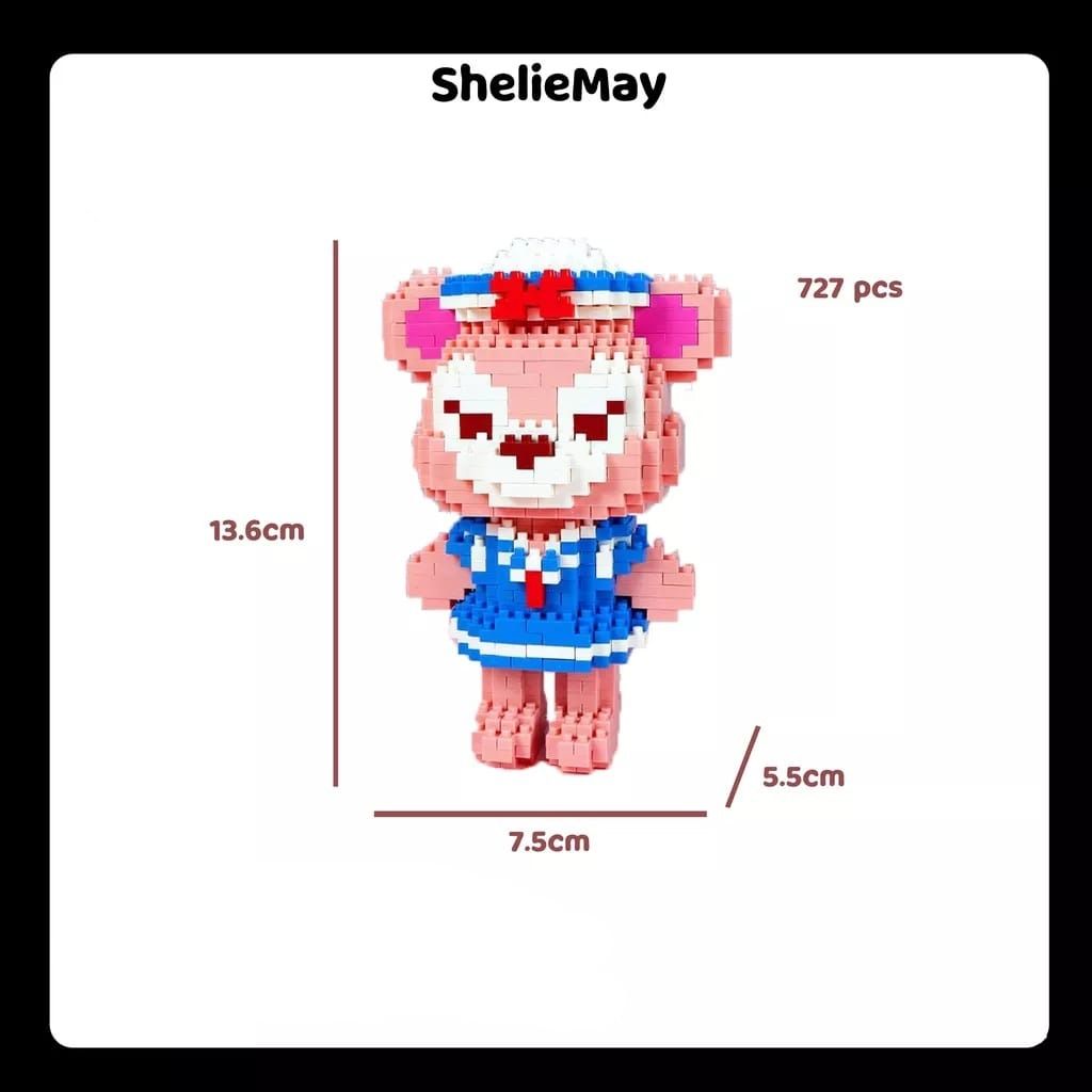 Lego Disney Duffy Friend Mini Lego Nano Block DIY toys ShellieMay ...