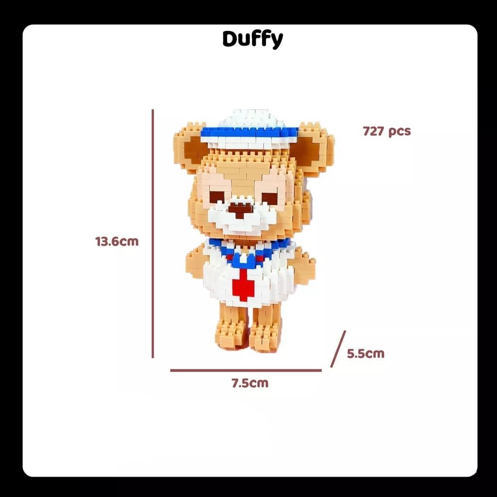 Lego Disney Duffy Friend Mini Lego Nano Block DIY toys ShellieMay ...