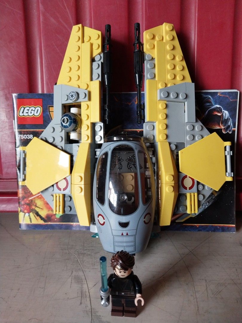Lego Star Wars 75038 & 75135 (original) Anakin Skywalker (with R2-D2 ...