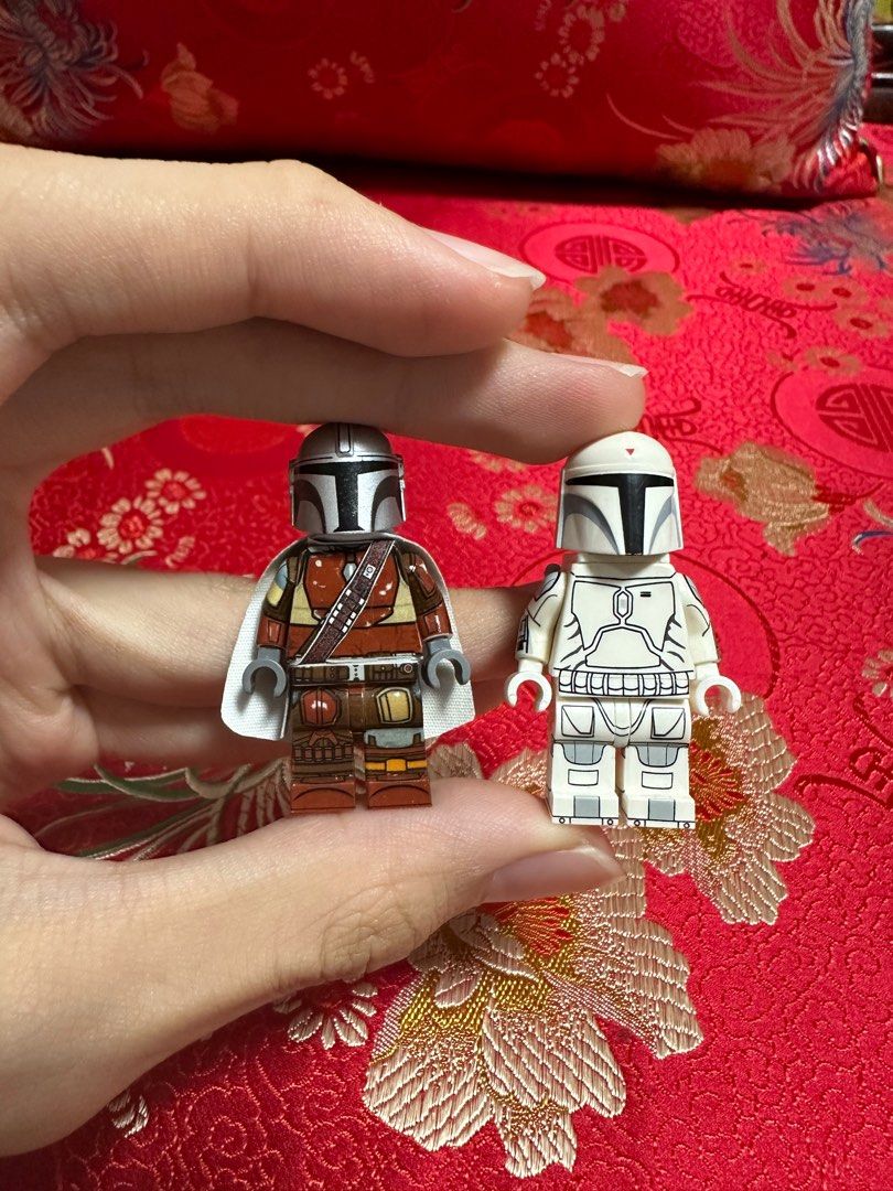 Lego Star Wars Custom Mandalorians & Boba Fett, Hobbies & Toys, Toys ...