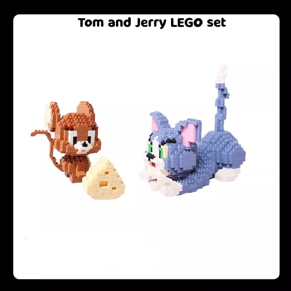 Lego Tom and Jerry Lego Set Mini Lego Nano Block DIY toys, Hobbies ...