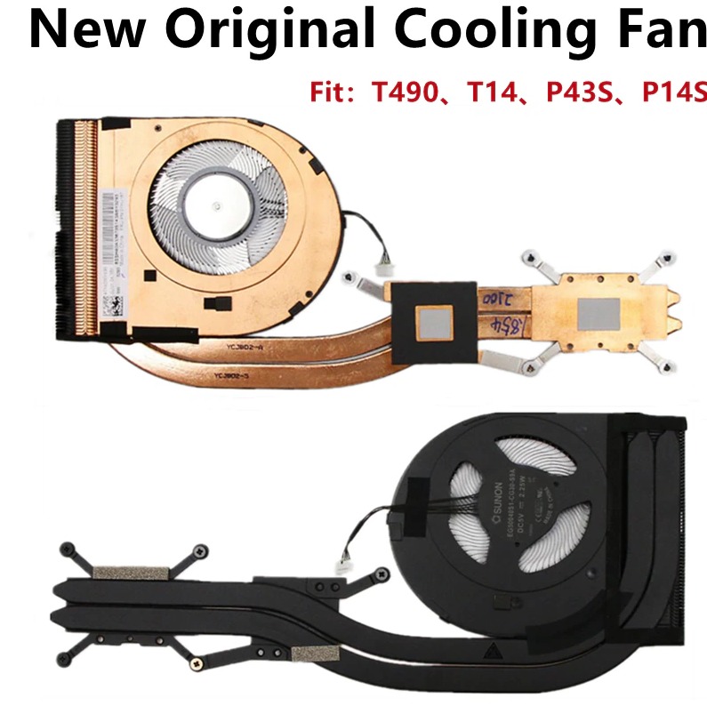Lenovo Thinkpad T490 T14 P43S P14S heatsink and fan, Computers & Tech ...