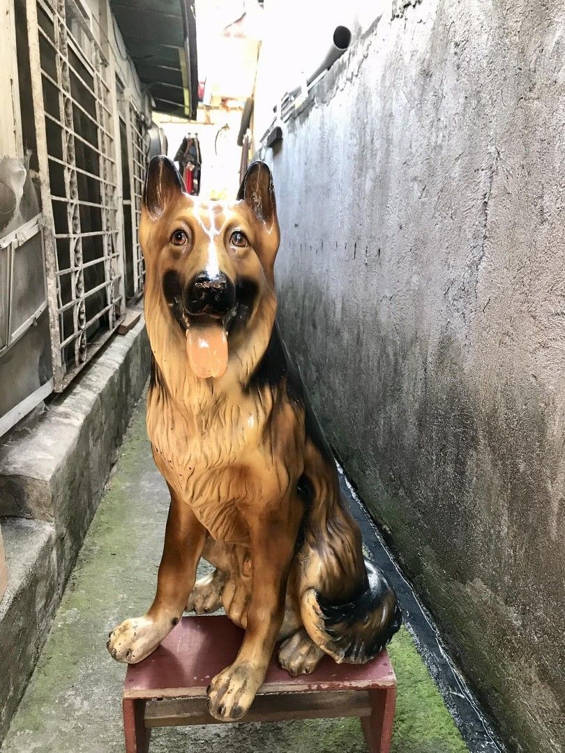 Life Size Dog Statue on Carousell