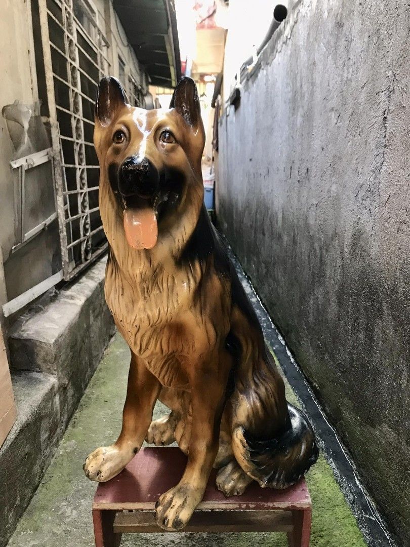 Life Size Dog Statue on Carousell