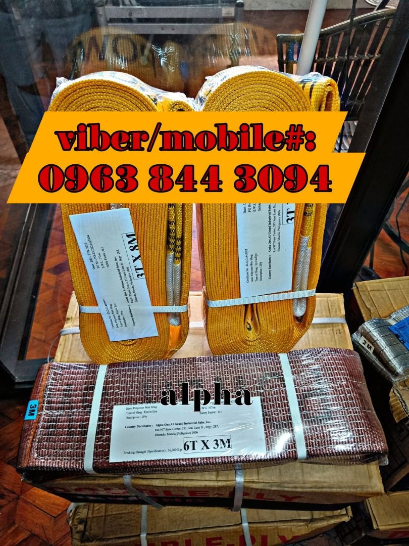 LIFTING BELT HEAVY DUTY - POLYESTER WEBBING SLING BELT, Commercial ...