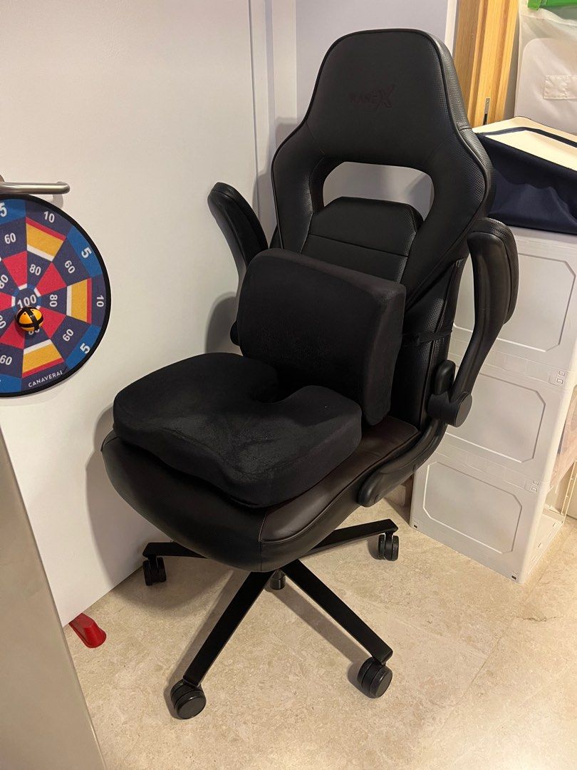 Lightly used gaming chair, Furniture & Home Living, Furniture, Chairs ...