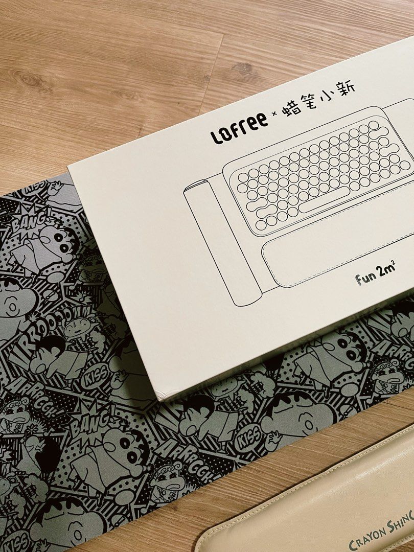 [Limited Edition] Lofree Crayon shinchan desktop mat, Computers & Tech ...