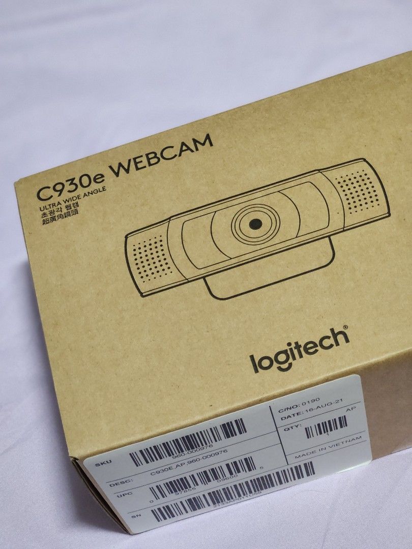 Logitech Webcam C930e, Computers & Tech, Parts & Accessories, Webcams ...
