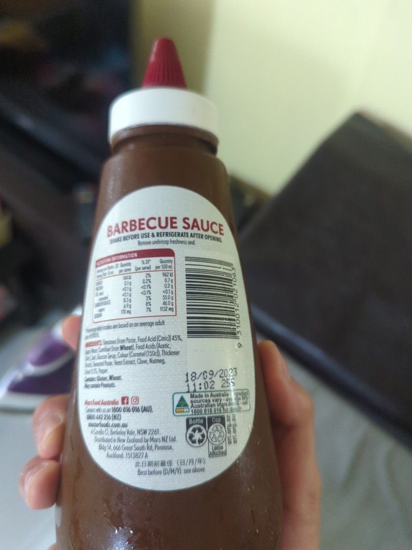 Masterfood barbeque sauce, Food & Drinks, Spice & Seasoning on Carousell