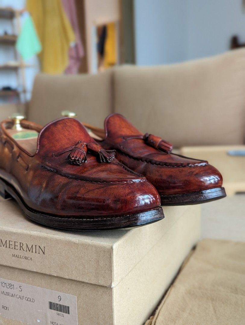 Meermin Linea Maestro Loafers UK9, Men's Fashion, Footwear, Dress Shoes ...