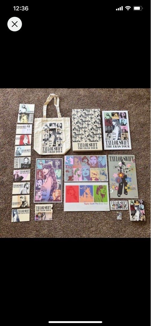 [Merch Only] Taylor Swift Eras Tour VIP Merch, Hobbies & Toys ...