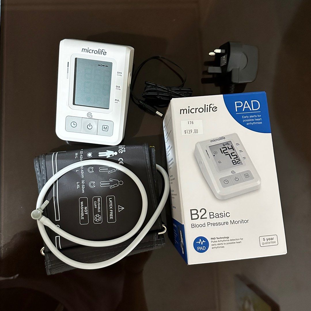 Microlife B2 Basic Upper Arm Automatic Blood Pressure Monitor, Health ...