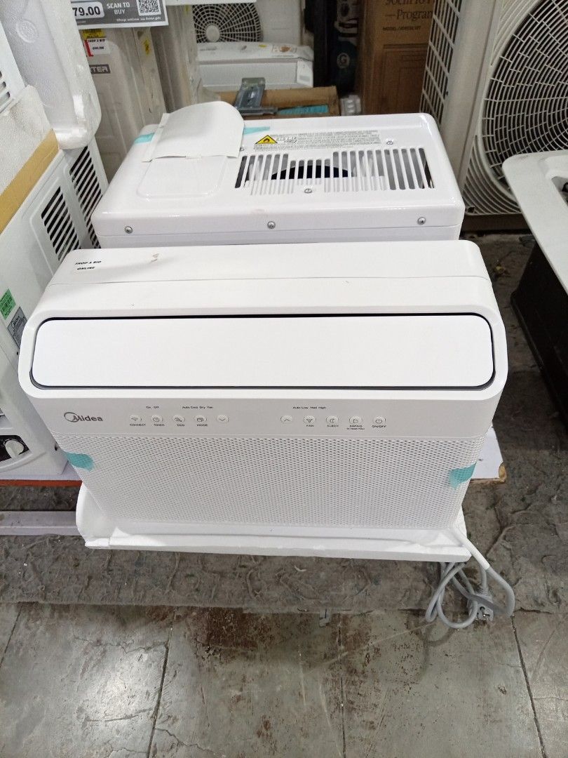 Midea 1.5 hp window type aircon inverter, TV & Home Appliances, Air ...
