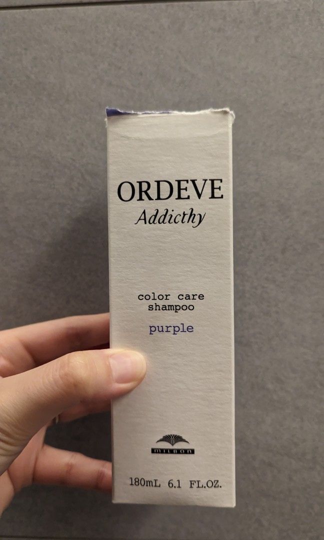 Milbon Ordeve Addicthy Color Care Shampoo Purple, Beauty & Personal Care, Hair on Carousell