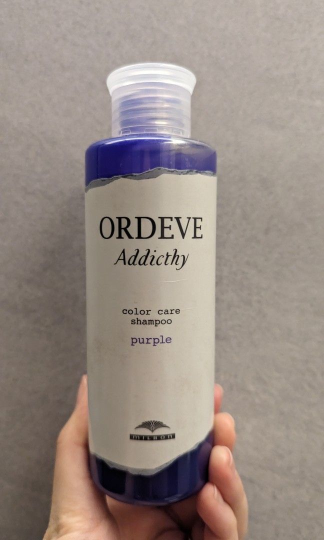 Milbon Ordeve Addicthy Color Care Shampoo Purple, Beauty & Personal Care, Hair on Carousell
