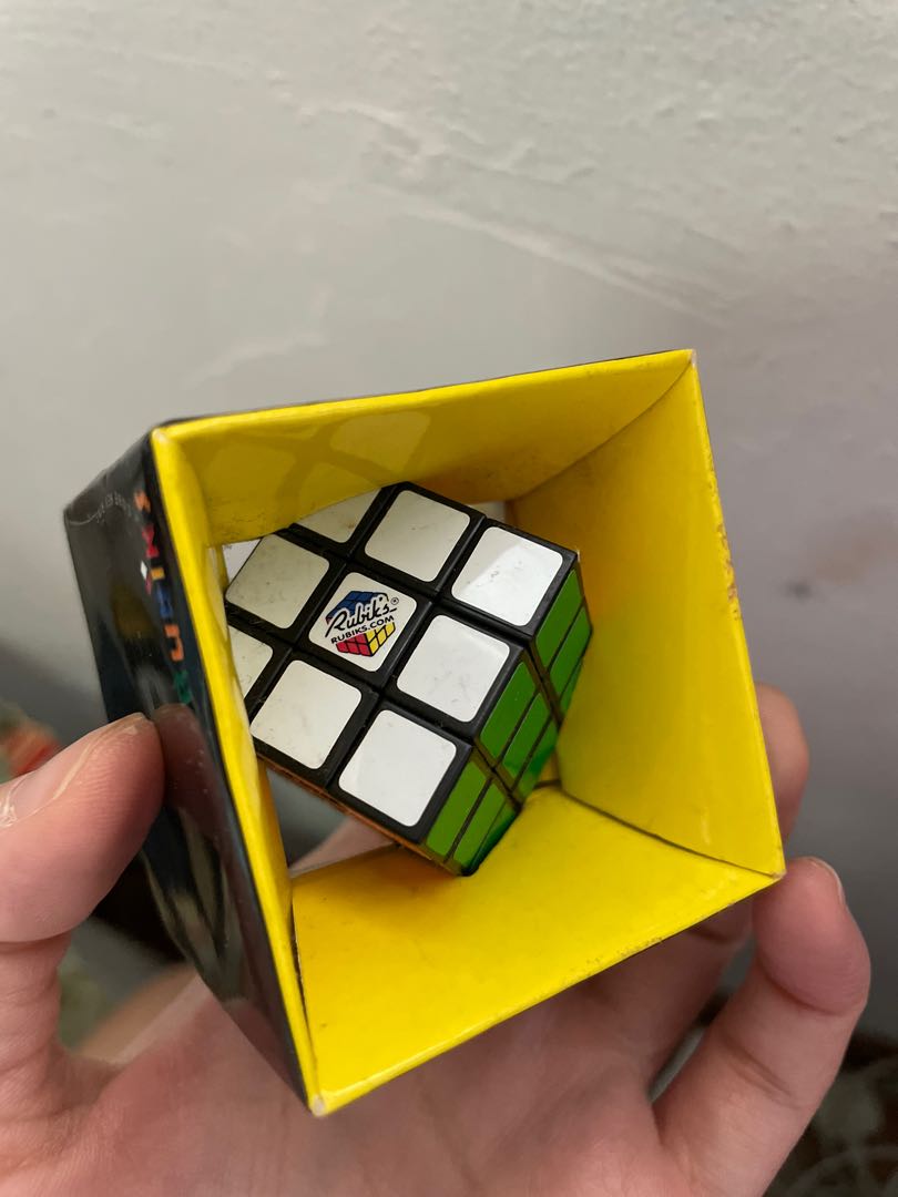 Mini Rubik’s Cube with Key Hook, Hobbies & Toys, Toys & Games on Carousell