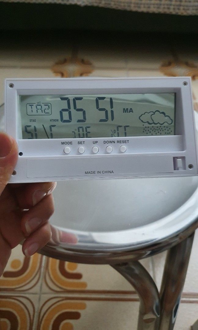 Miniso Transparent Digital Clock, Furniture & Home Living, Home Decor ...