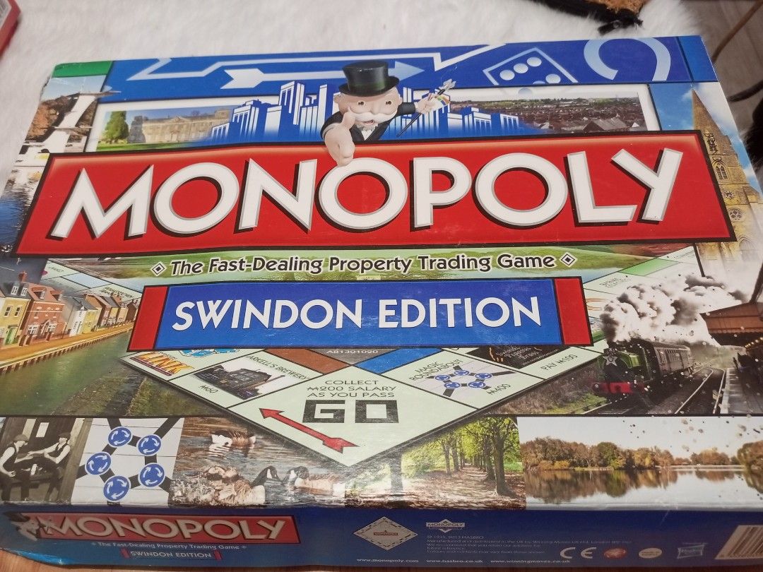 Monopoly - Swindon Edition, Hobbies & Toys, Toys & Games on Carousell