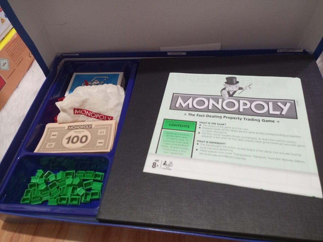 Monopoly - Swindon Edition, Hobbies & Toys, Toys & Games on Carousell