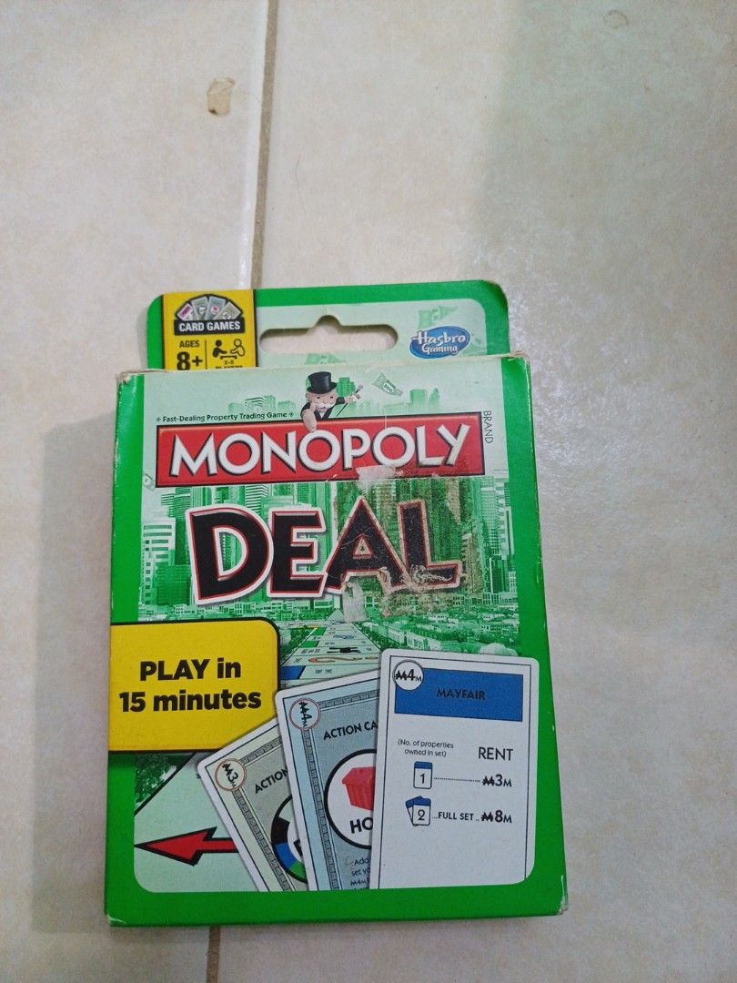 Monopoly Deal, Hobbies & Toys, Toys & Games on Carousell