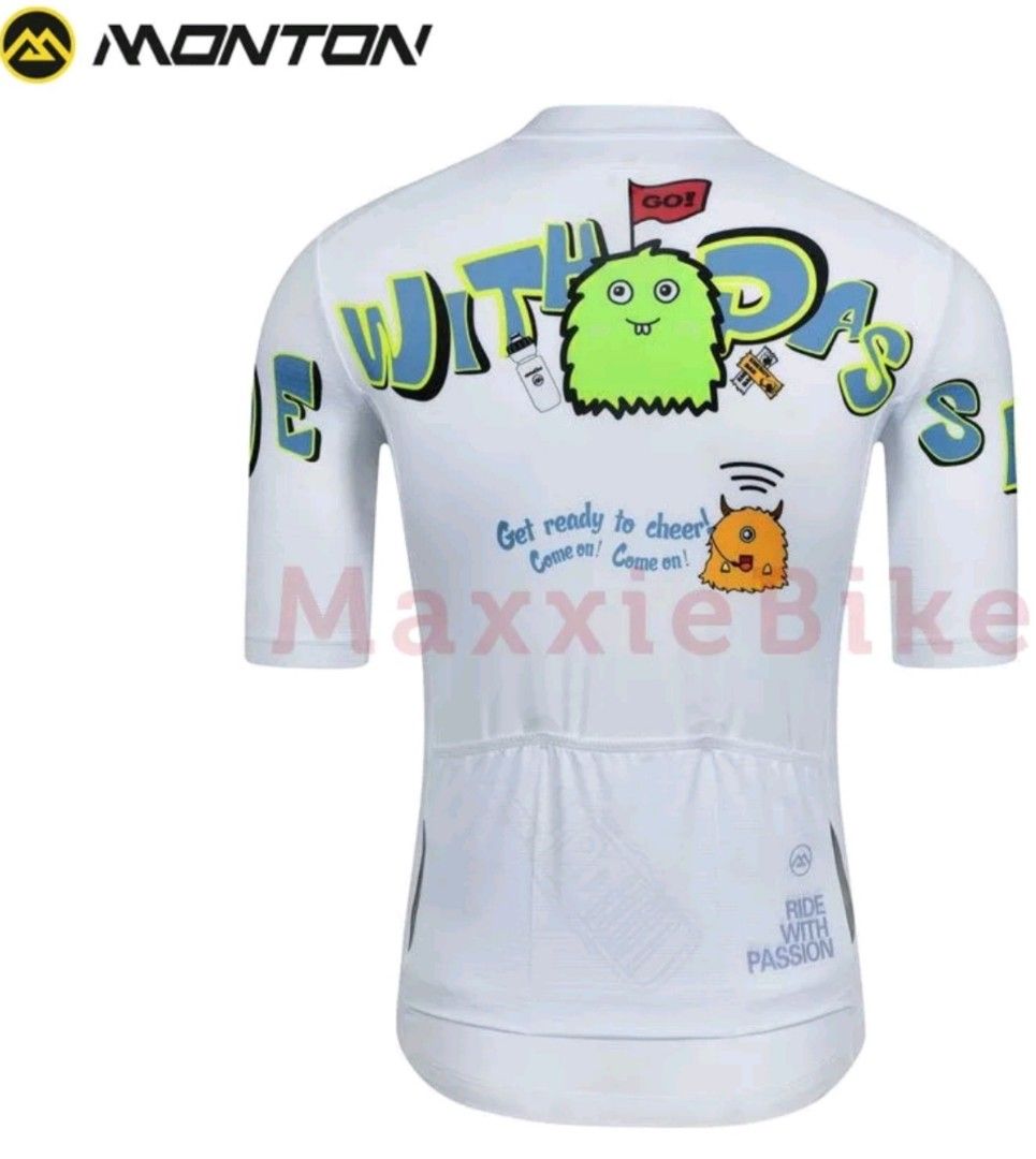 Monton Cycling Jersey, Men's Fashion, Activewear on Carousell