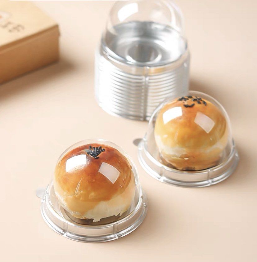 Mooncake Box Packaging Plastic Dome up to 80g, Food & Drinks, Homemade ...