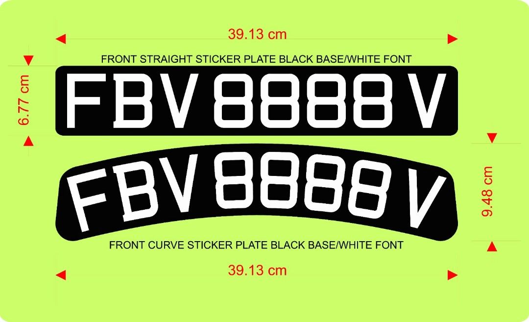 Motorcycle Front License Plate, Motorcycles, Motorcycle Accessories on ...