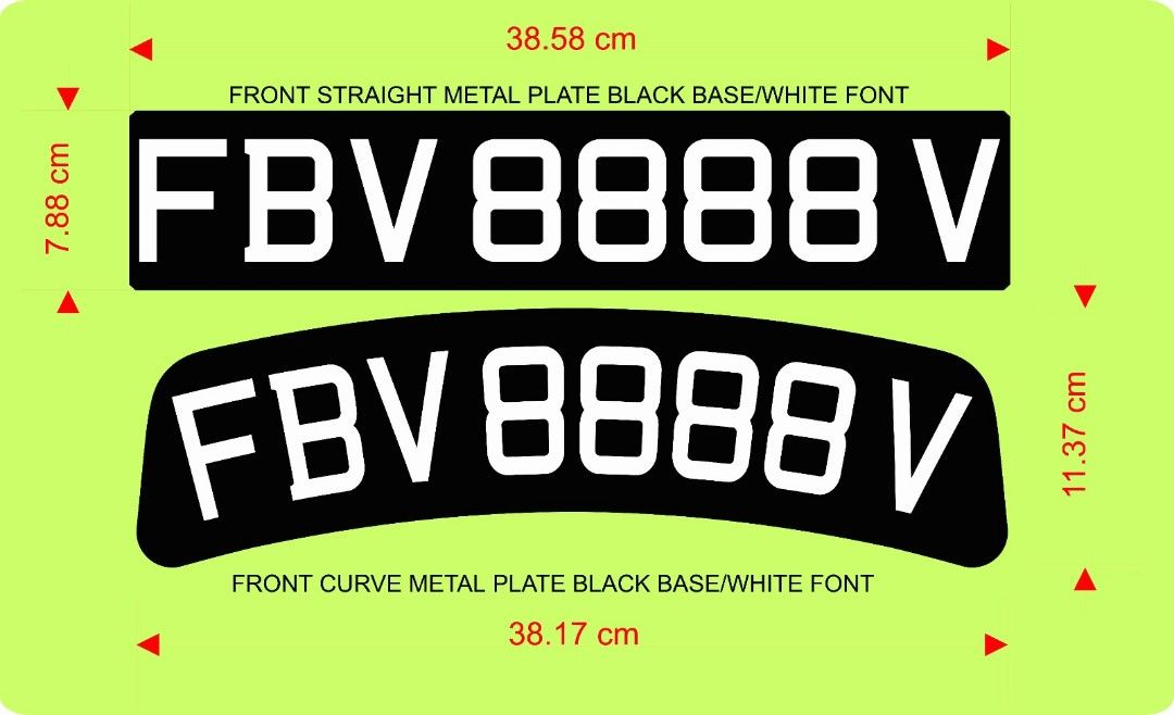 Motorcycle Front License Plate, Motorcycles, Motorcycle Accessories on ...