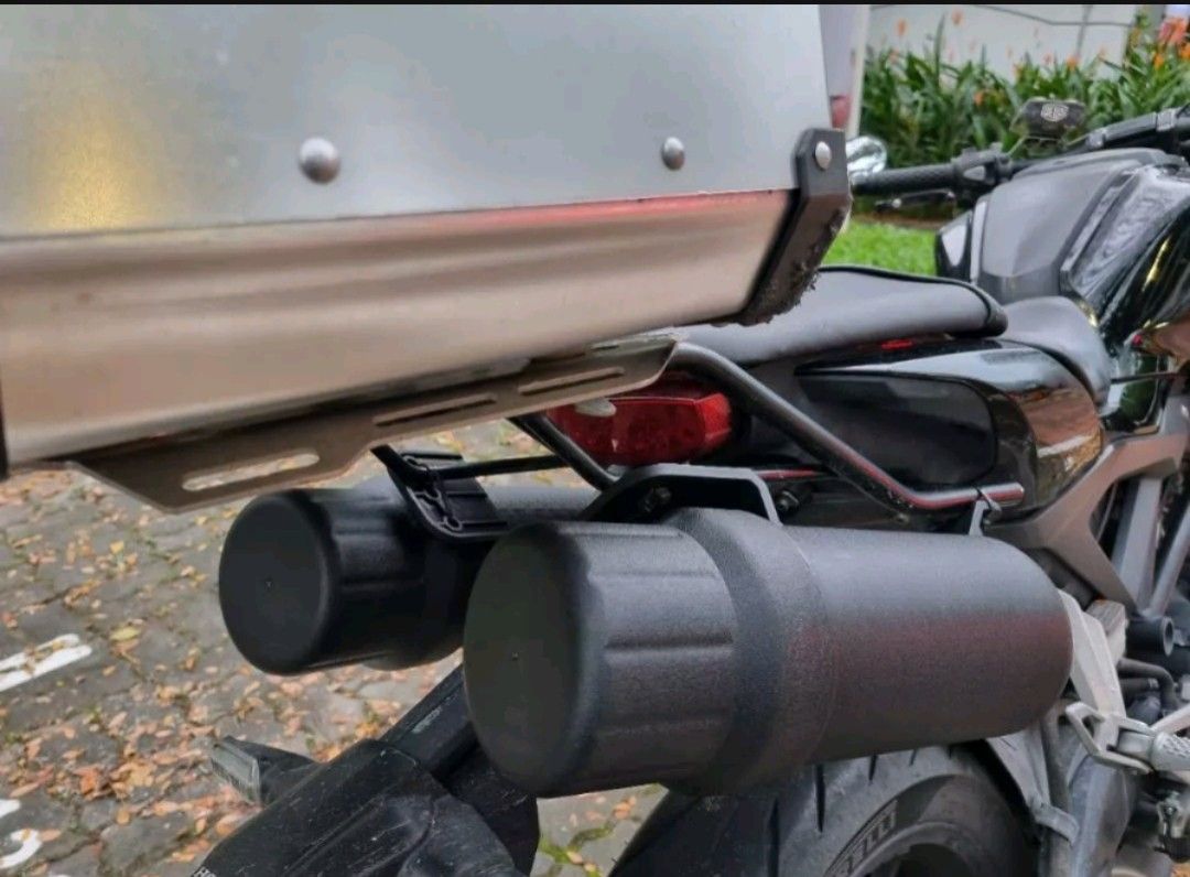 Motorcycle storage tube motorbike tubes accessories tools box ...