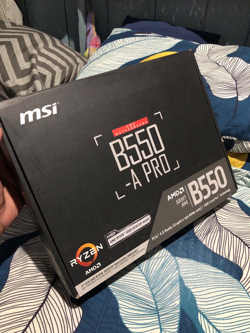 MSI B550 A Pro (ATX PRO) 4 ram slots, Computers & Tech, Parts ...