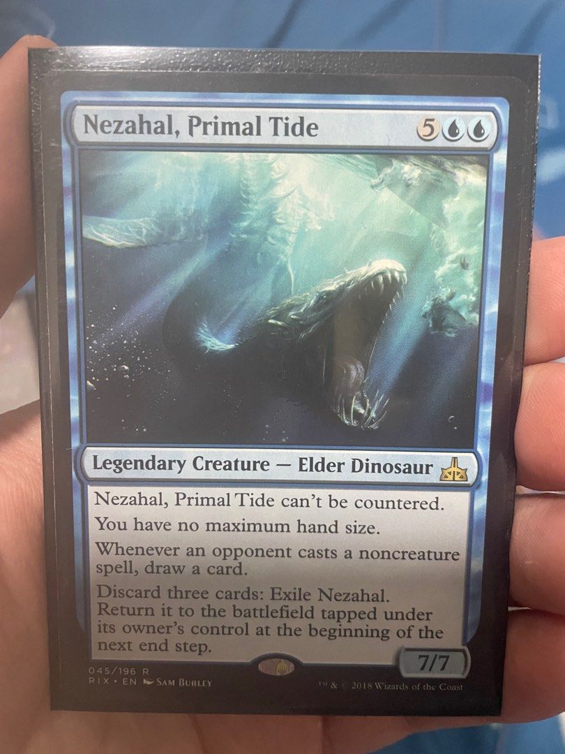 MTG Nezahal, Primal Tide, Hobbies & Toys, Toys & Games on Carousell