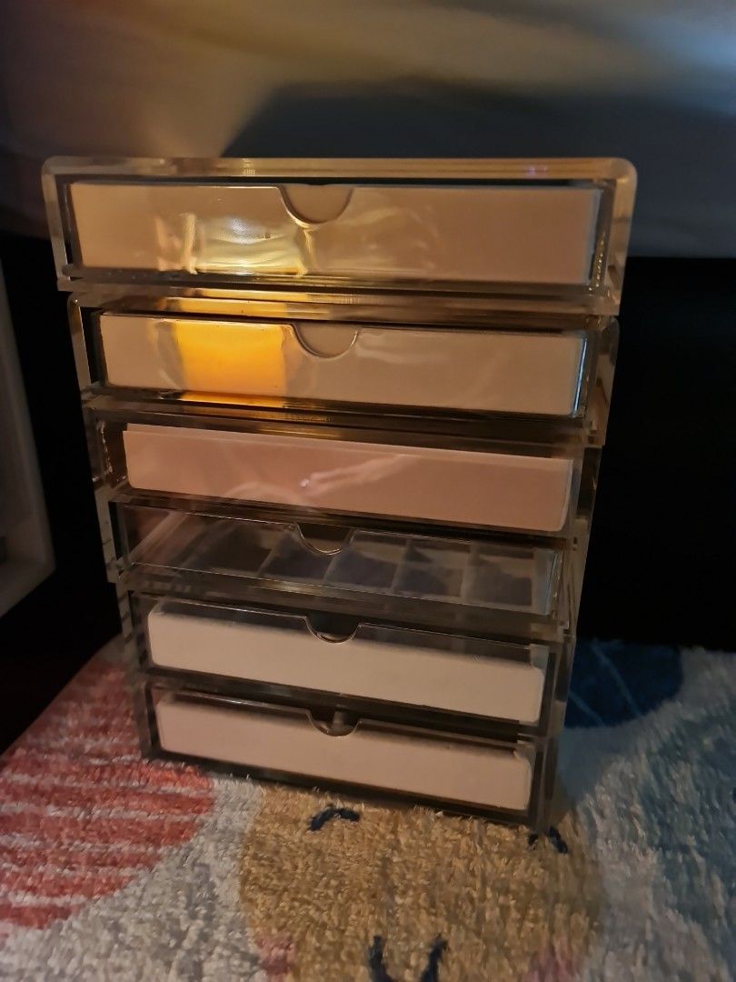 Muji acrylic boxes, Women's Fashion, Jewelry & Organisers, Accessory ...