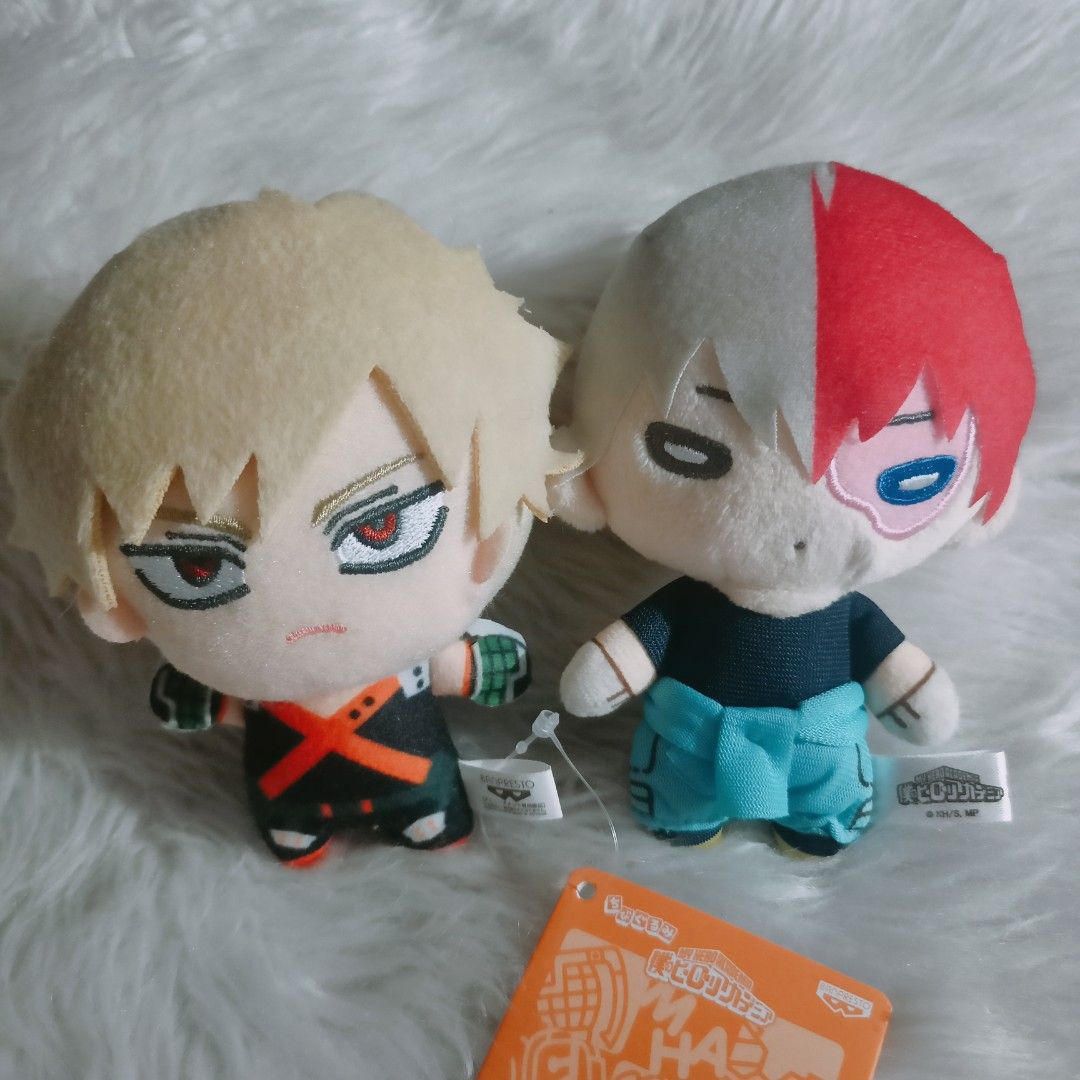 My Hero Academia Todoroki Nitotan & Bakugo Chibigurumi on Carousell