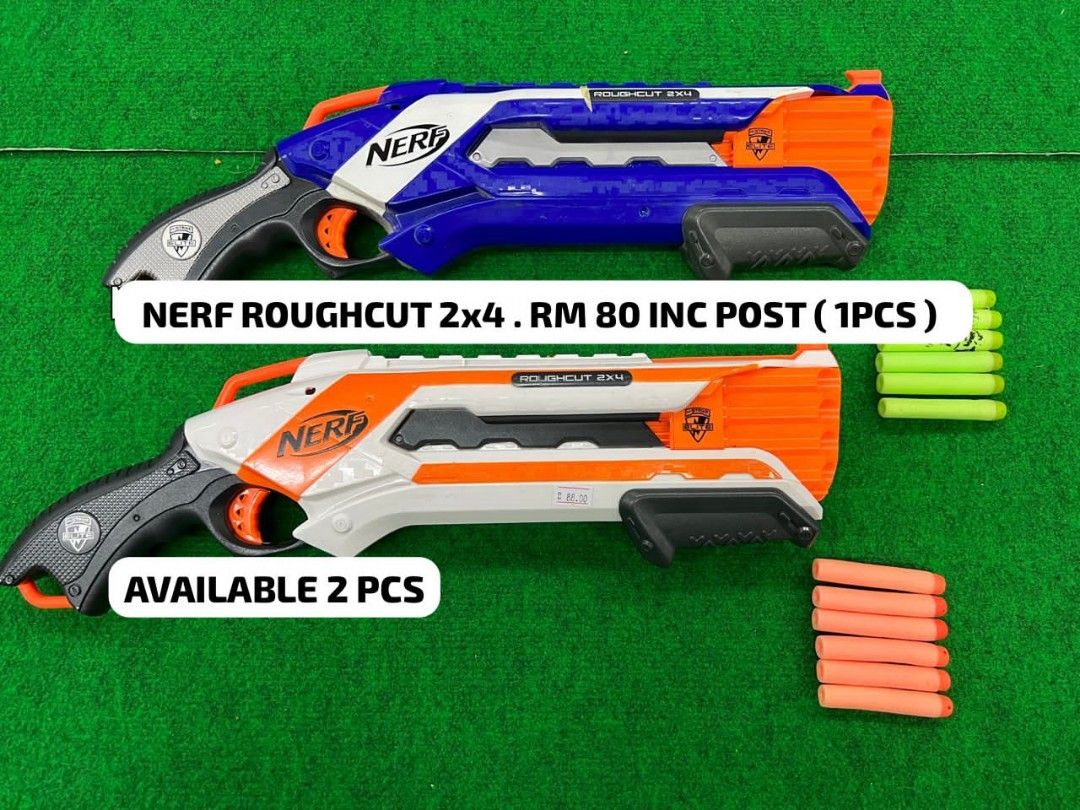 Nerf Roughcut 2X4, Hobbies & Toys, Toys & Games on Carousell