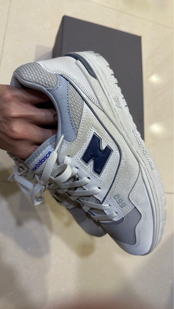 New balance 550 moon daze grey day 2023, Men's Fashion, Footwear ...