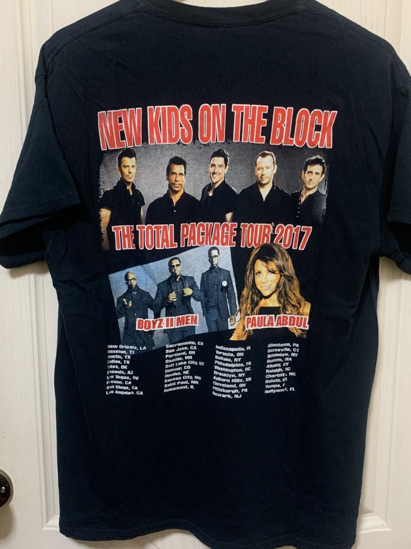 New Kids On The Block, Boyz II Men, and Paula Abdul Total Package Tour ...