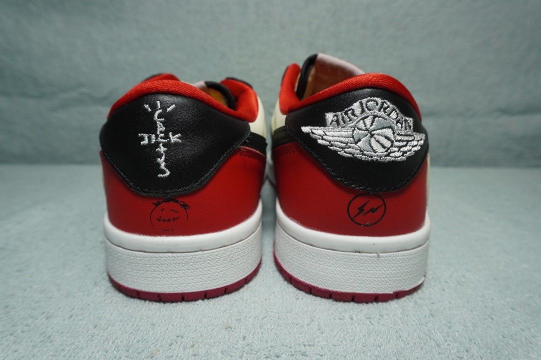 Nike Air Jordan 1 Low x Travis Scott Red Inverted 705329-003 Size 44 on ...