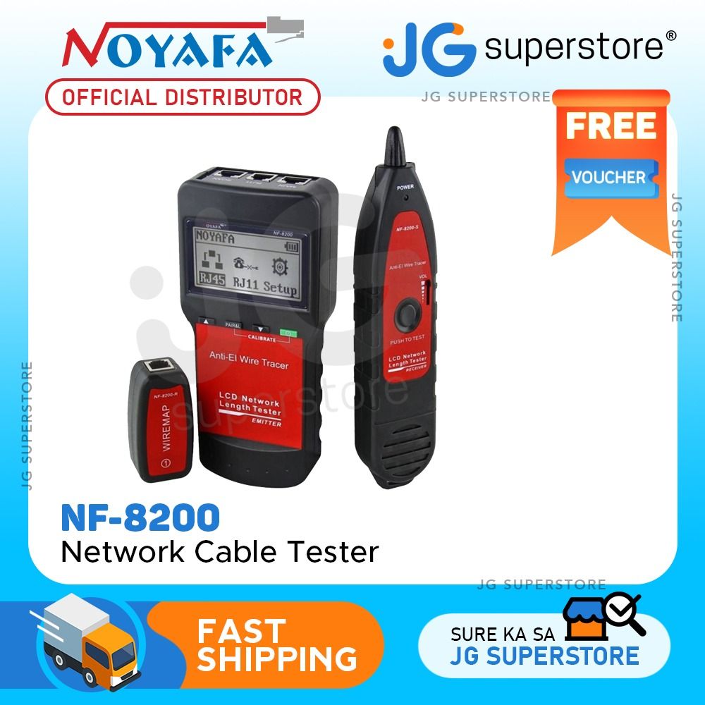 Noyafa NF-8200 LAN RJ45 Wire Cable Tester Ethernet Network Wire Tracker ...