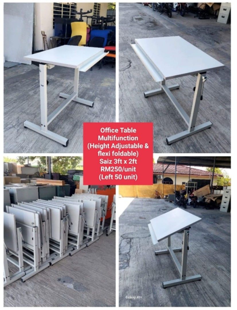 Office Table Multifunction SALE !, Furniture & Home Living, Furniture ...