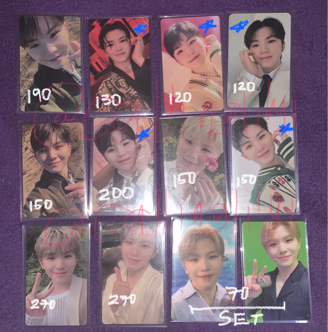 [OFFICIAL] WOOZI PHOTOCARDS t. wooahae pc fts path weverse pob social ...